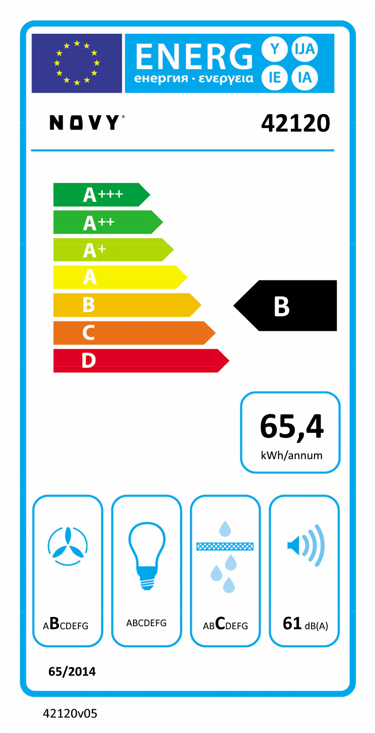 Kookplaten met afzuiging Novy Panorama Pro 42120 - Novy