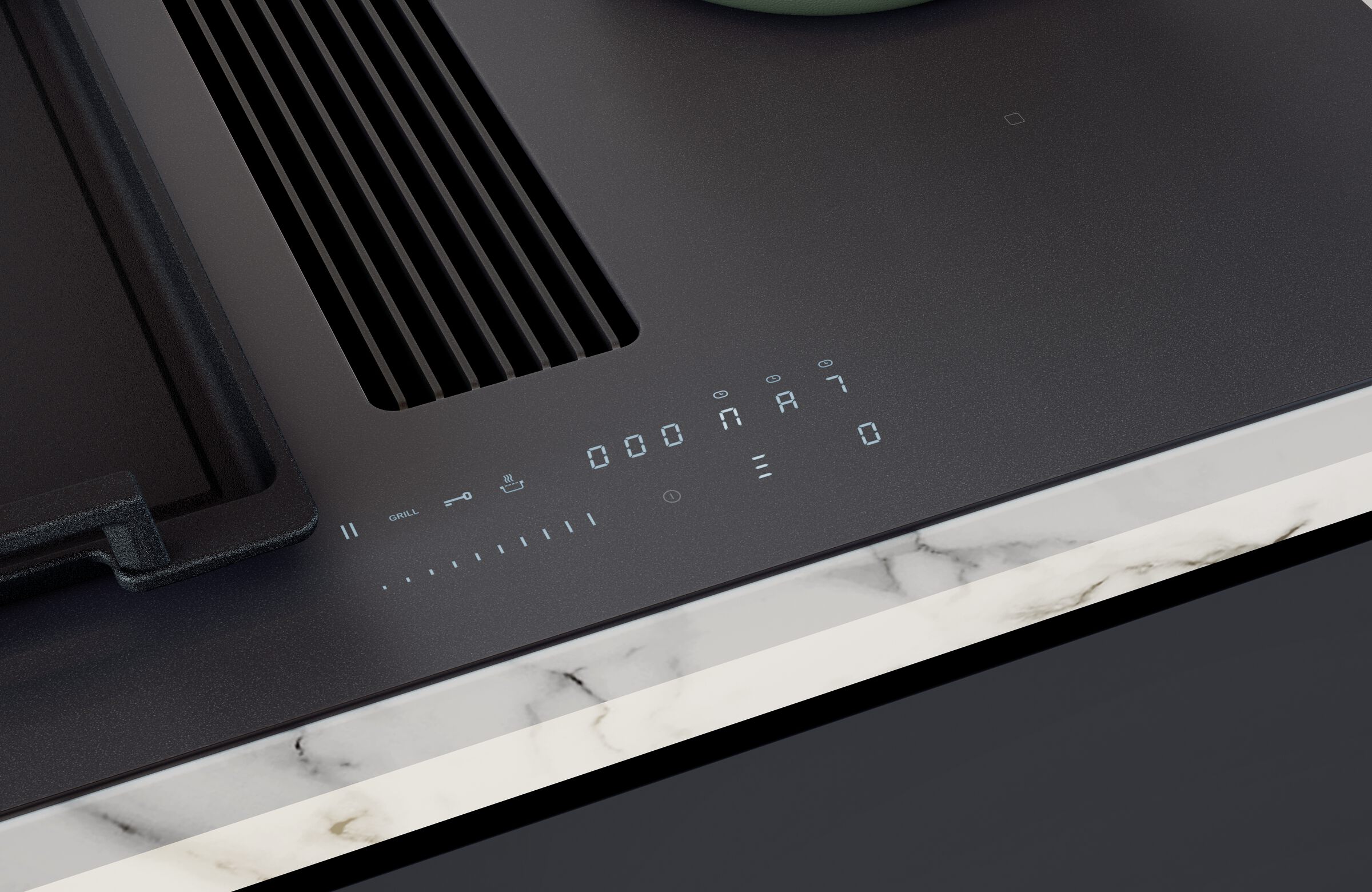 Kookplaten met afzuiging Novy Easy Matte Line 1861-g1 - Novy