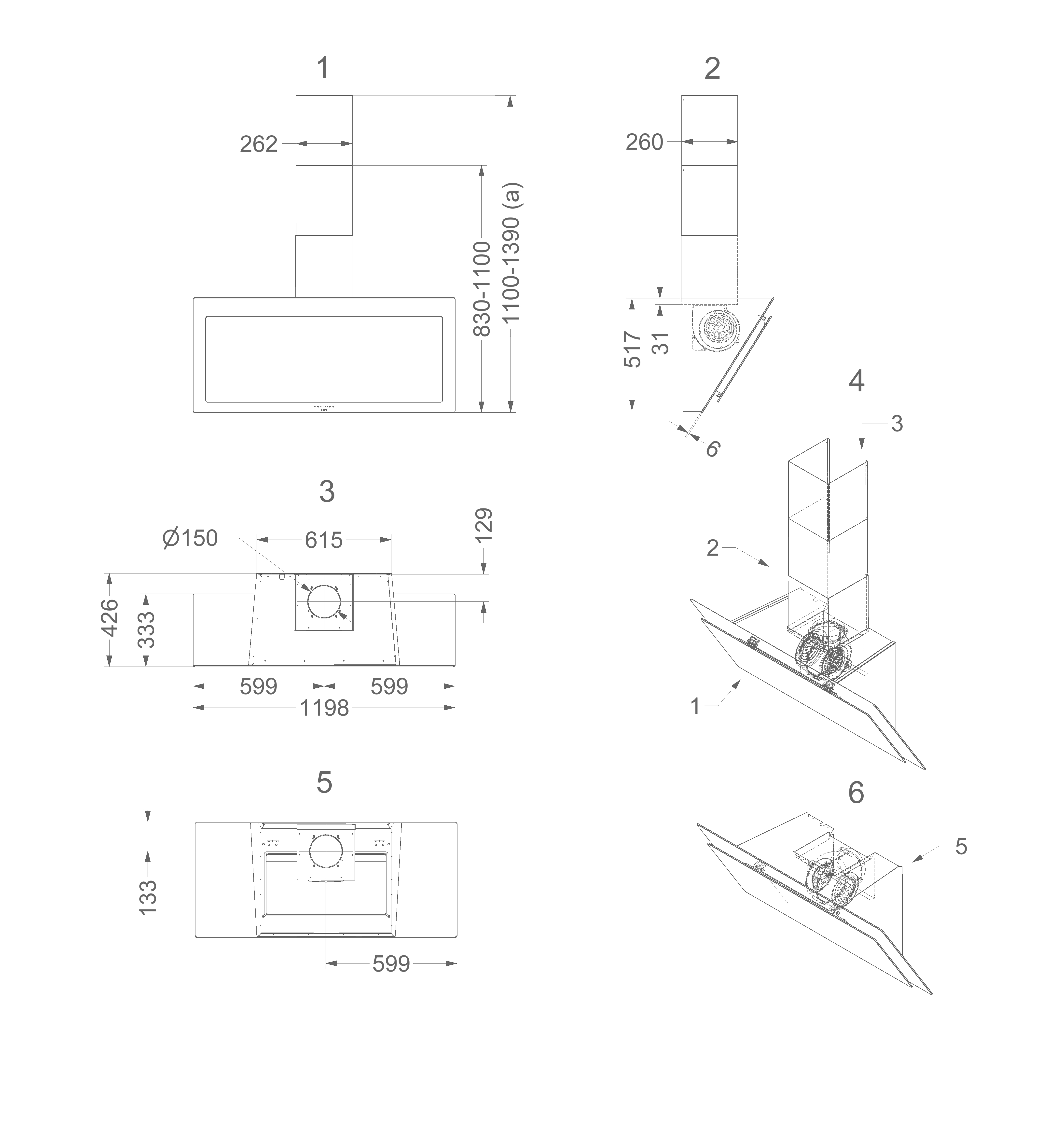Wandhaube Novy Vision 7840 - Novy