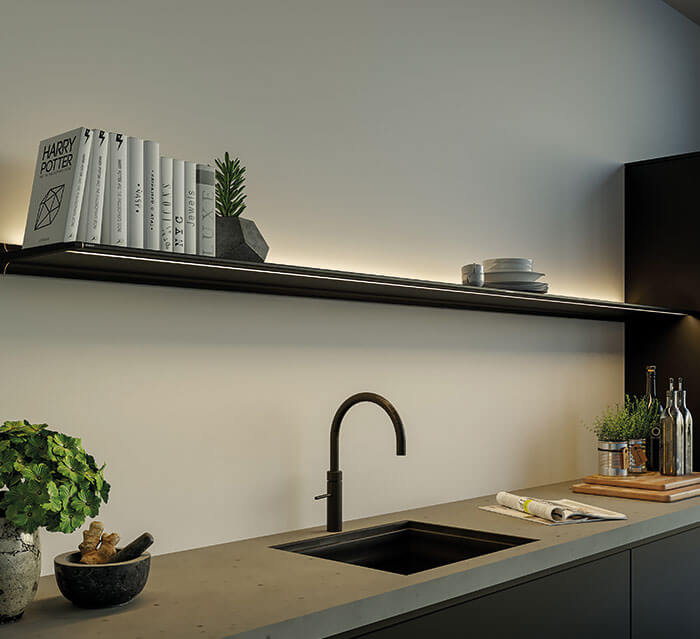 Novy Shelf (Pro): ledverlichting in stijlvolle wandplanken - Novy
